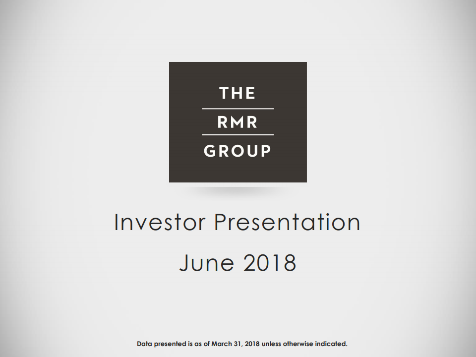 The RMR Group - Investors & Media - Events & Presentations